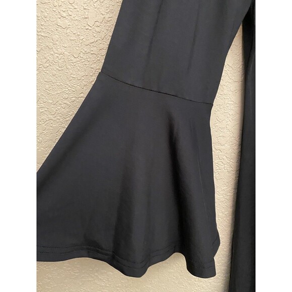 BloomChic | Tops | Bloomchic X 1416 Black Moon Print Crew Neck Long ...